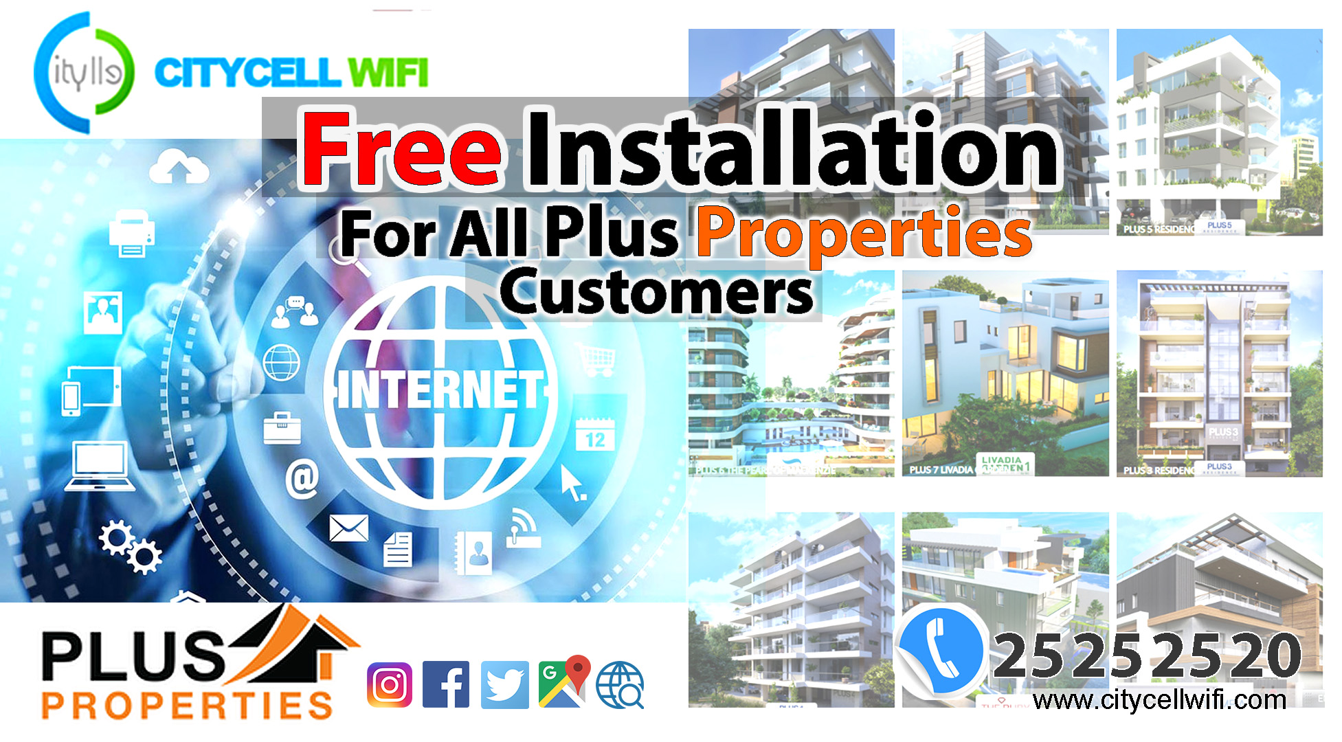 Free Installation Plus Properties Customers - CityCell Led Lights